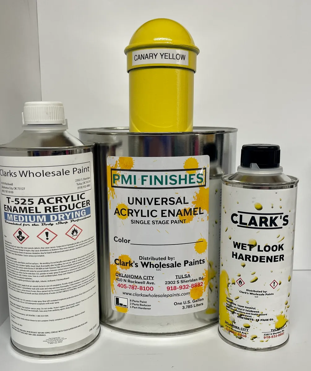 Canary Yellow Acrylic Enamel Gallon Kit | ClarksWholesalePaint