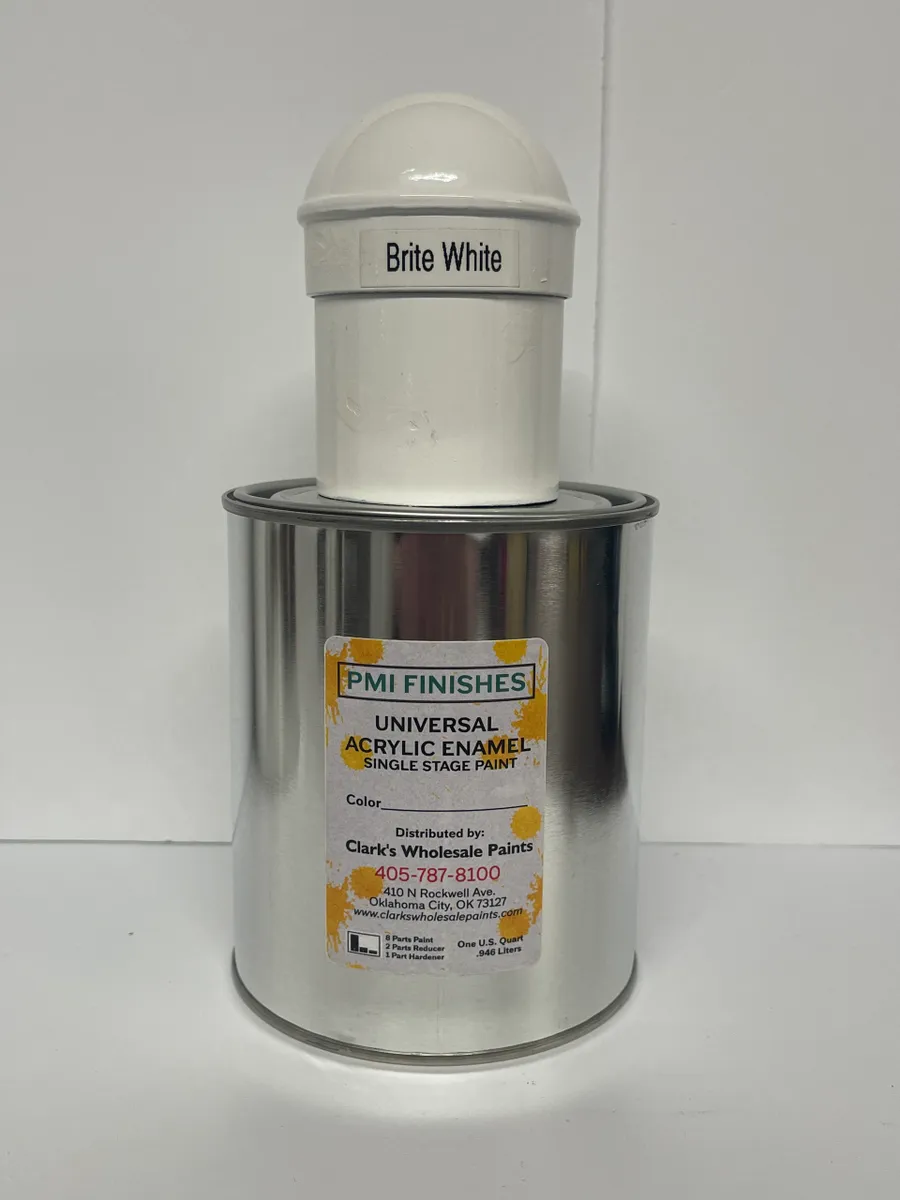 Brite White Acrylic Enamel - Quart | ClarksWholesalePaint