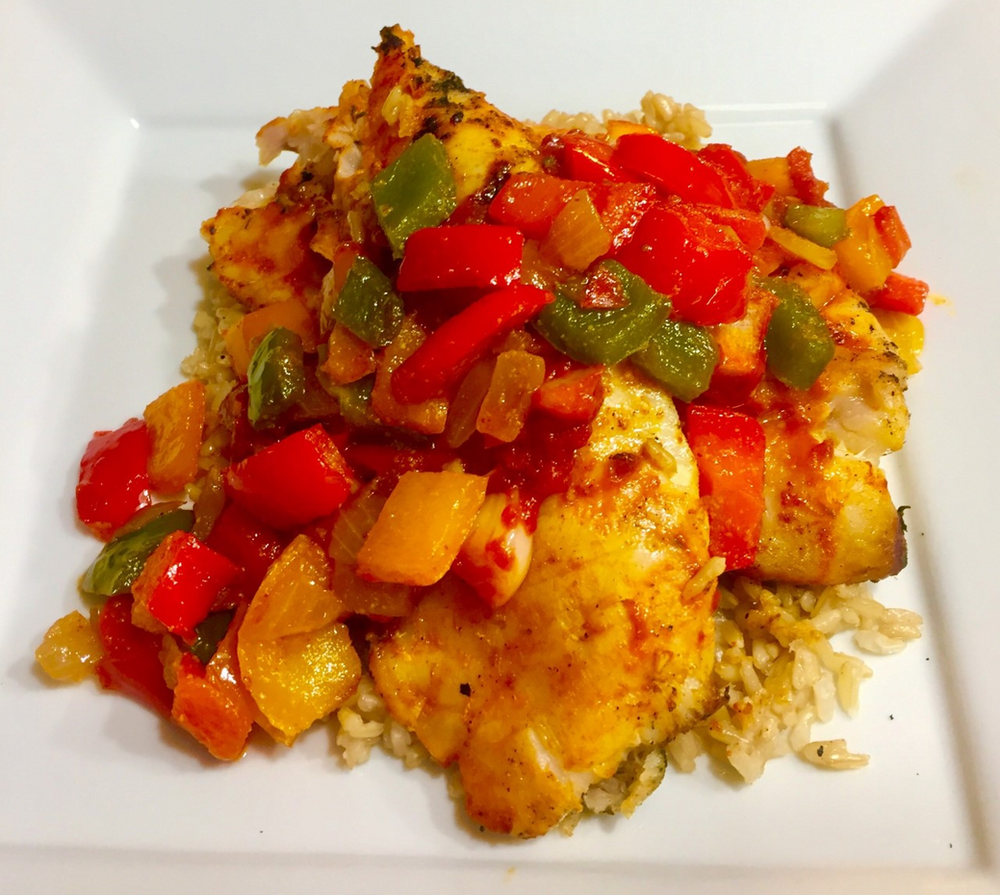 Creole Grilled Red Snapper
