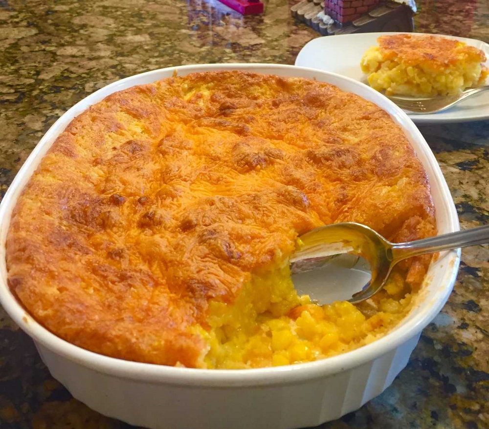 Easy Cheesy Corn Casserole