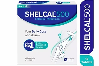 Shelcal 500 Calcium+Vitamin D3 Tablet | 24*7Ivermectin Store