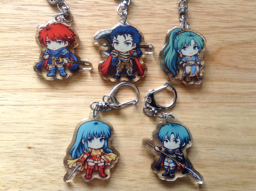 Fire Emblem Acrylic Keychains | timelaxminicreations