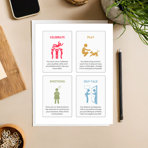 Reparenting Activity Cards | MsPsychotherapist