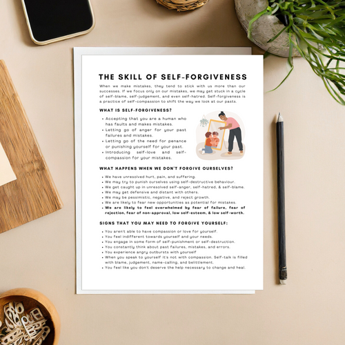 Self Forgiveness Workbook | MsPsychotherapist