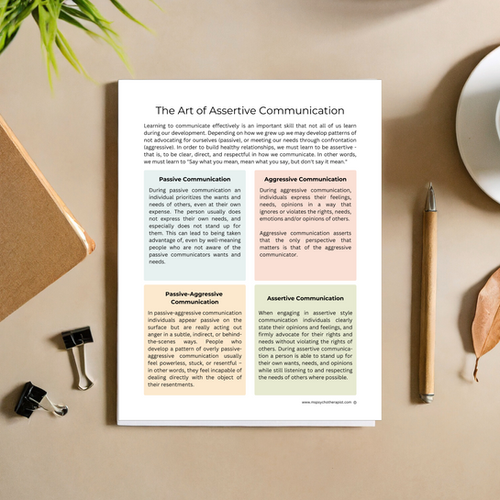 The Art of Assertive Communication | MsPsychotherapist