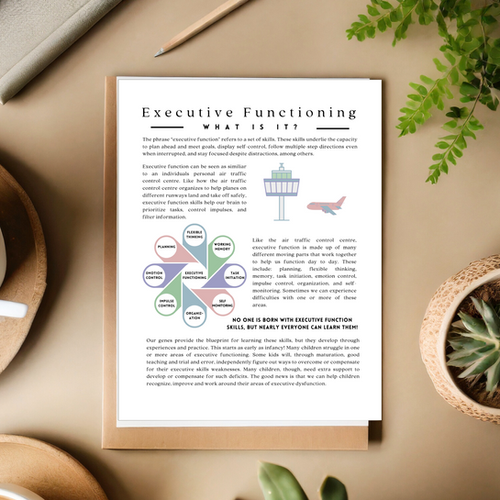 Executive Function Worksheets | MsPsychotherapist