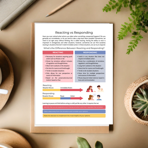 Reacting vs Responding | MsPsychotherapist
