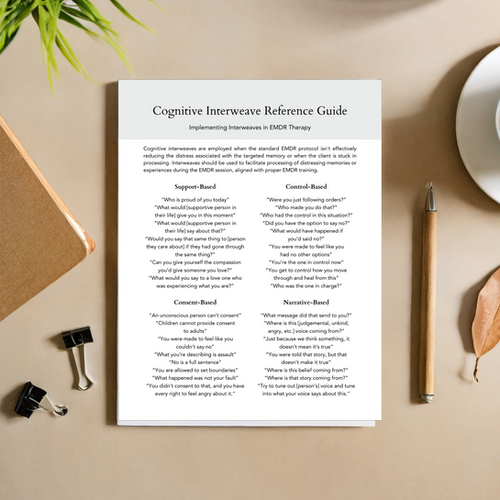 Cognitive Interweave EMDR Guide | MsPsychotherapist