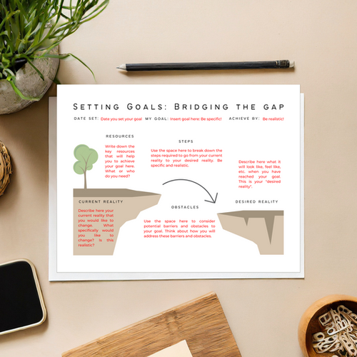 Bridging the Gap for Goal Setting | MsPsychotherapist