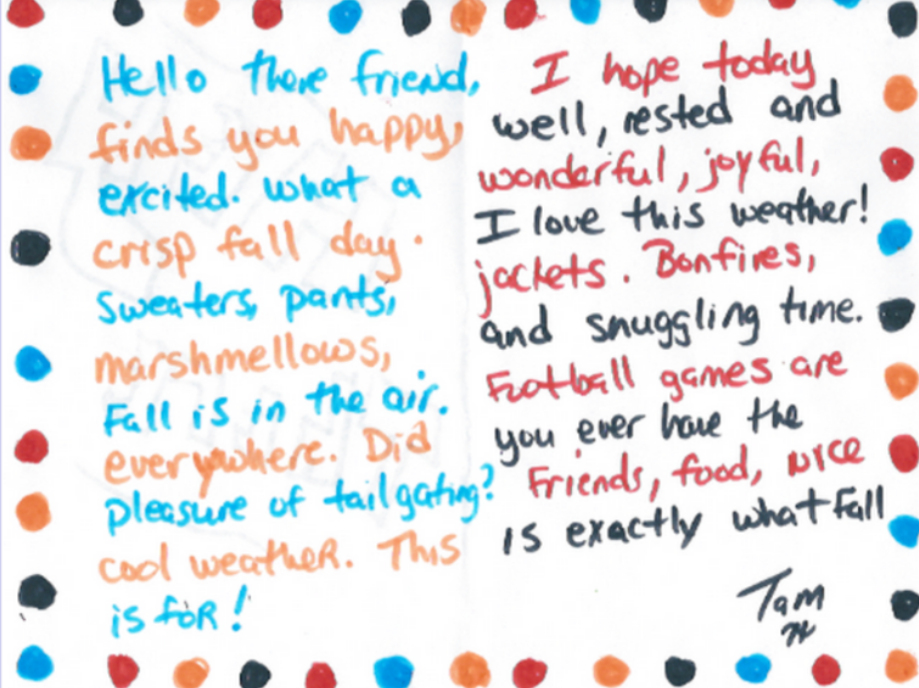 Examples of Legible Letters