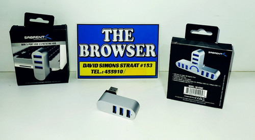 SABRENT Mini 3-Port Usb 3.0 Rotating Hub | Casnv