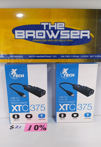 SALE!!! XTECH USB TO RJ45 ADAPTER | Casnv
