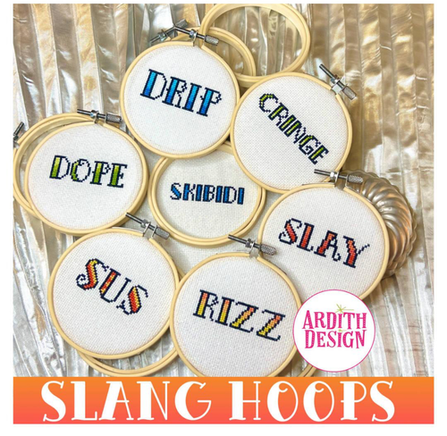 Slang Hoops by Ardith Design | Needlecraft Corner