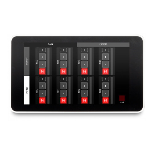 DAS Touchscreen control panel GUI. | Event Pro Gear