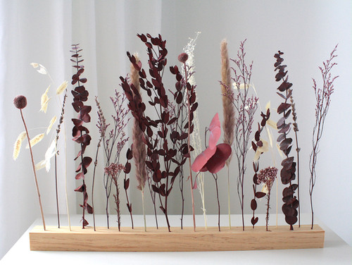 Dried Floral Arrangement Purple | SIPS Rentals