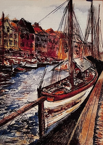 Sail Away in Copenhagen - Greetings card | Patsy Cain