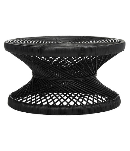 Black Rattan Coffee Table | Material Girls