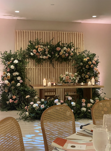 Fluted Wood Backdrop | Material Girls