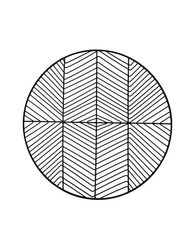 Black Geo Charger | Material Girls