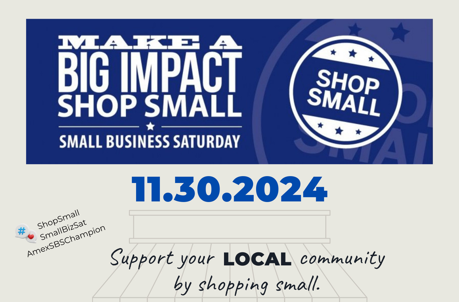 Shop Local Small Business Saturday | Edison Park