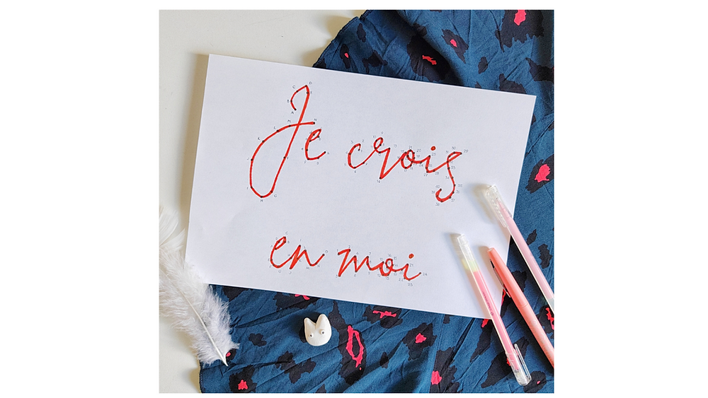 "Je crois en moi" - Points à relier