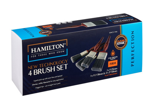 Hamilton Perfection CleanEdge Brush Set 4PK | PaintStation UK LTD