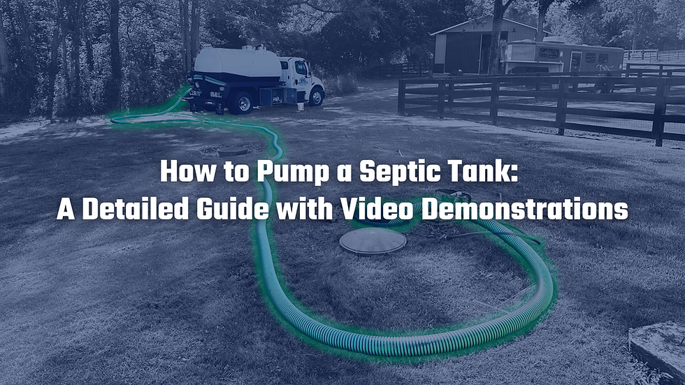 How to Pump a Septic Tank: A Detailed Guide with Video Demonstrations