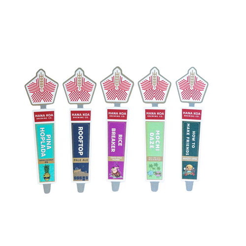 Tap Handle Stickers | Hana Koa Brewing Co.