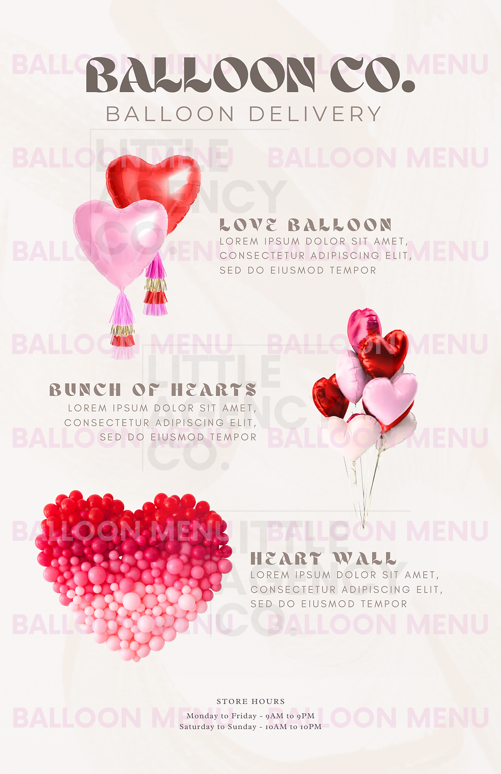 Why You Need a Balloon Menu to Fit Your Business Brand and Needs