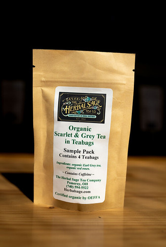 Scarlet & Grey Organic Tea Sample Pack | Herbal Sage Tea