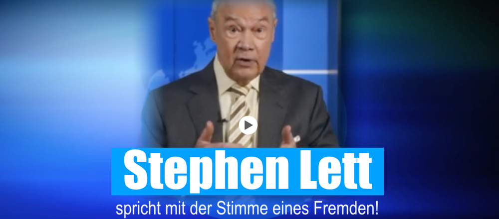 Stephen Lett spricht mit „der Stimme eines Fremden“