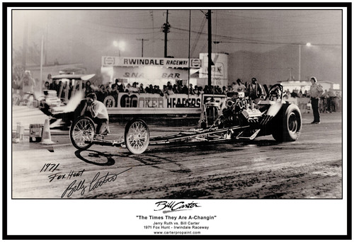 "Time's Are A-Changin'" - Signature Series Poster | Carter Pro Paint