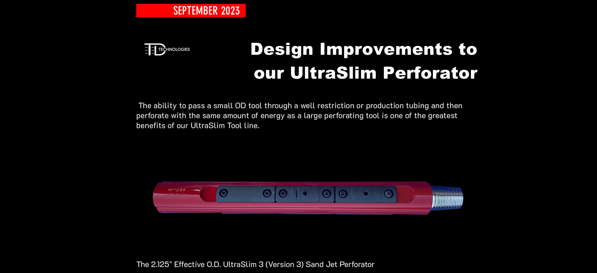 Sep. 23' Technology Newslette... | TD Tools, Inc.