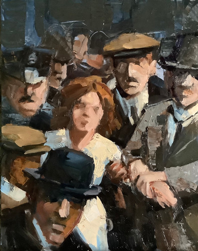 Alice Paul Being Arrested in Front of White House | Maryanne Buschini