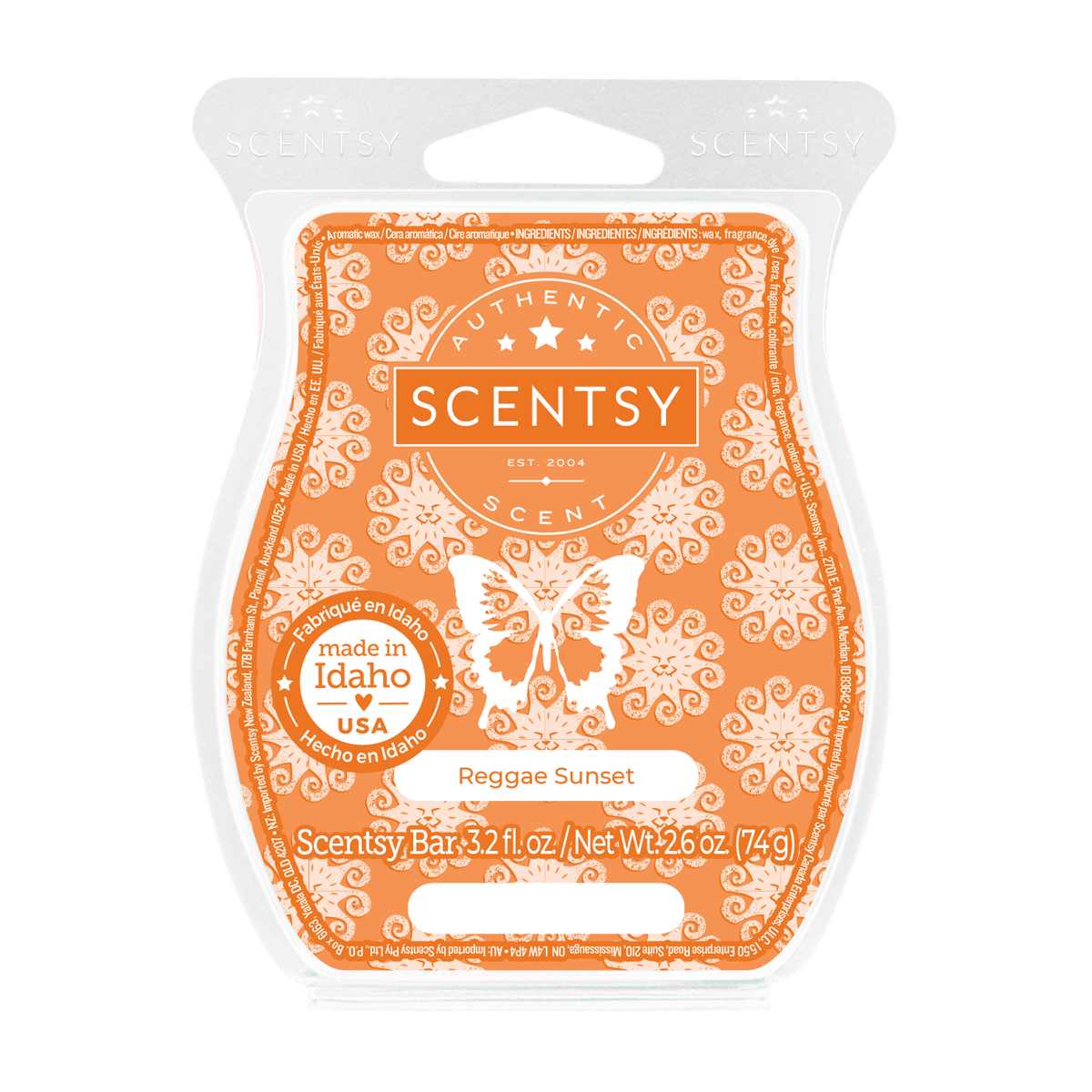 Reggae Sunset Scentsy Bar