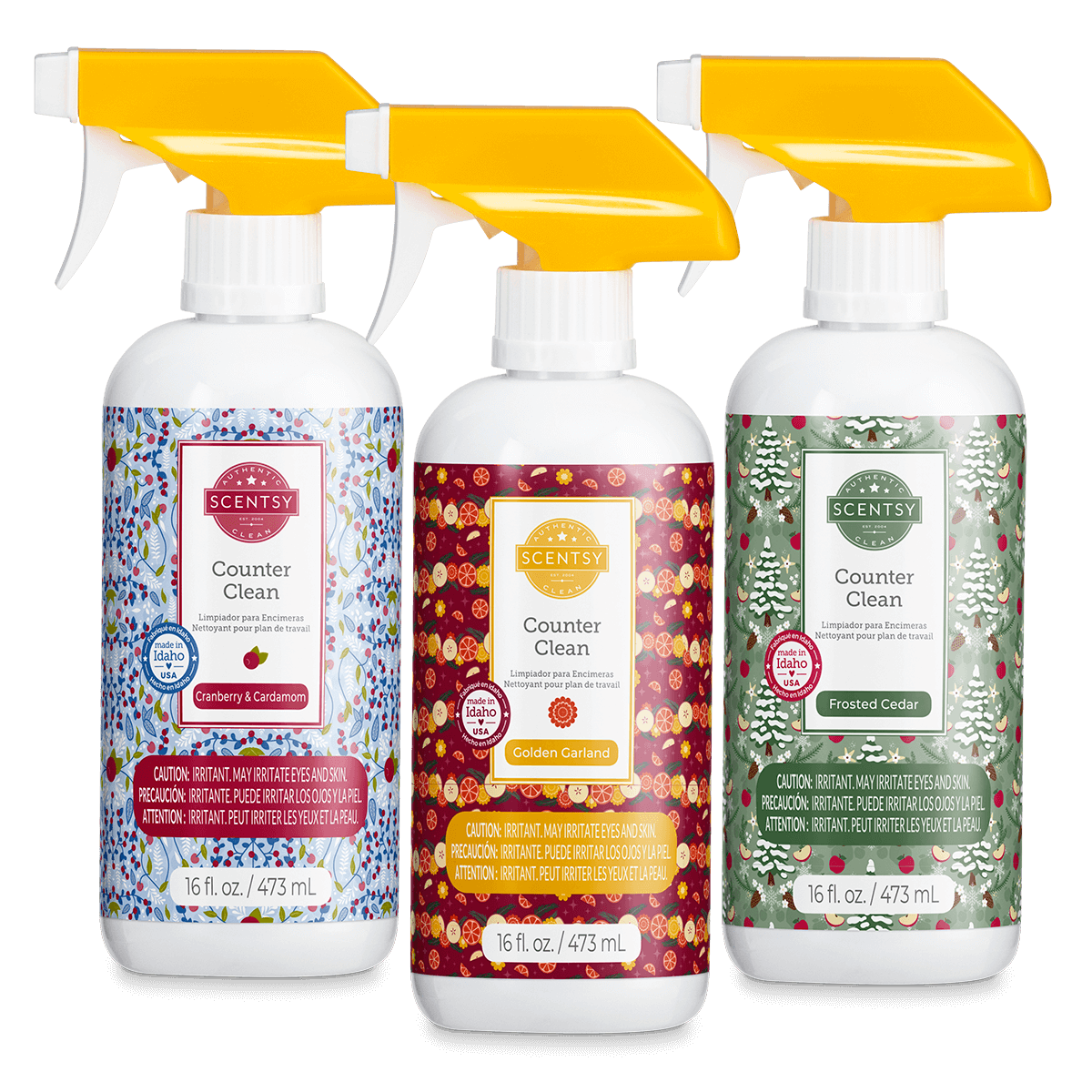 Holiday Scentsy Counter Clean 3-pack FW2024