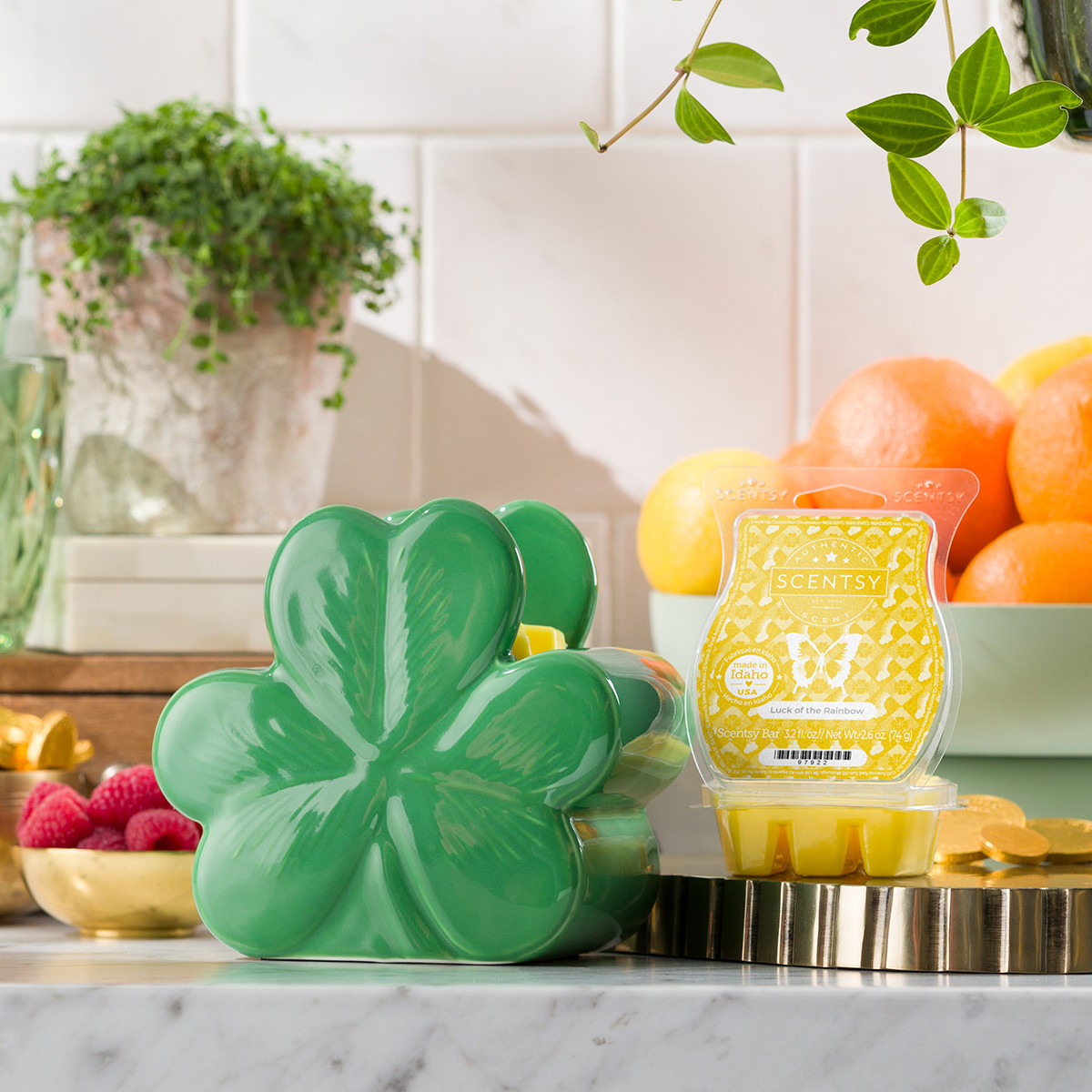 February 2025's Scentsy Warmer of the Month: Clover Me Irish & Luck of ...