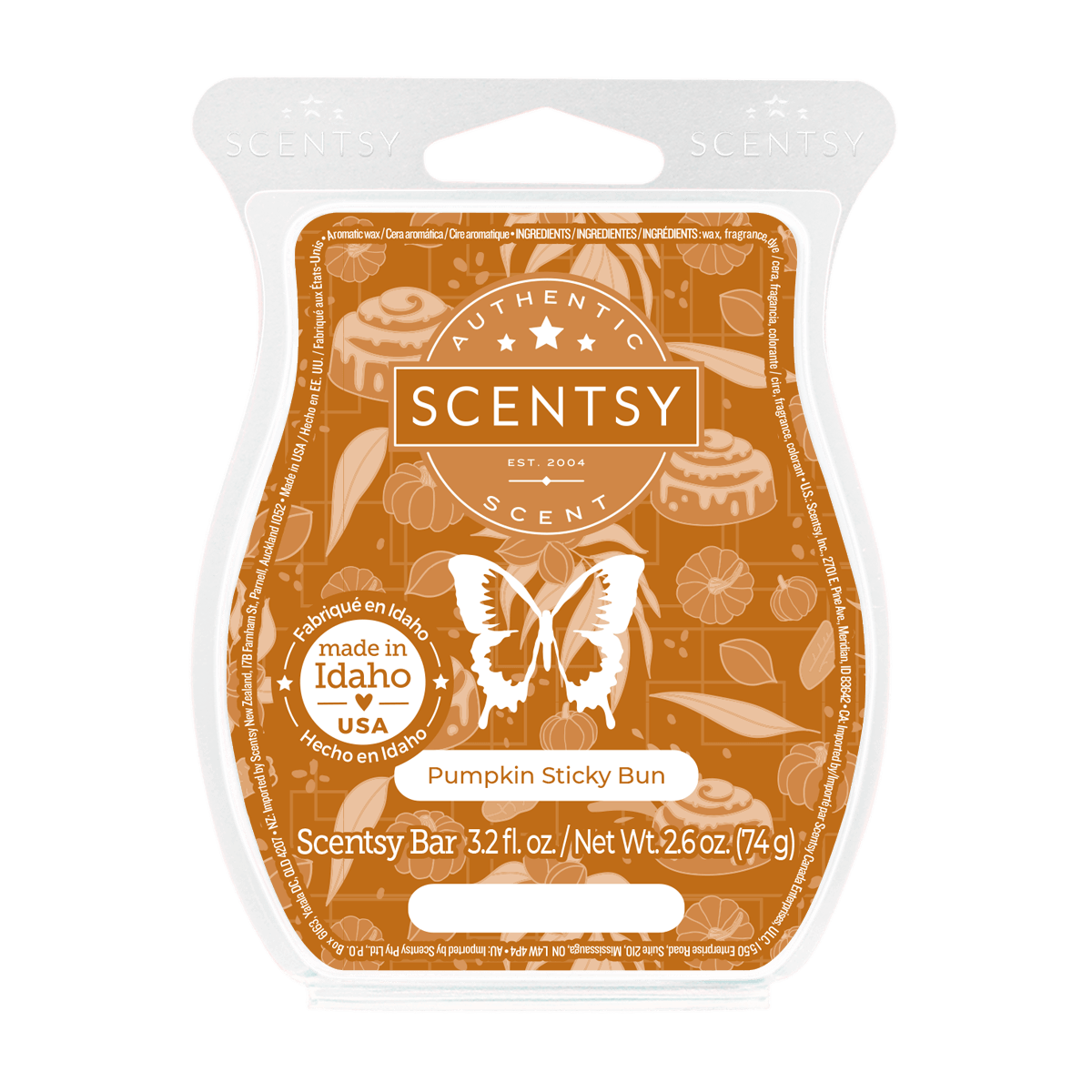 Pumpkin Sticky Bun Scentsy Bar