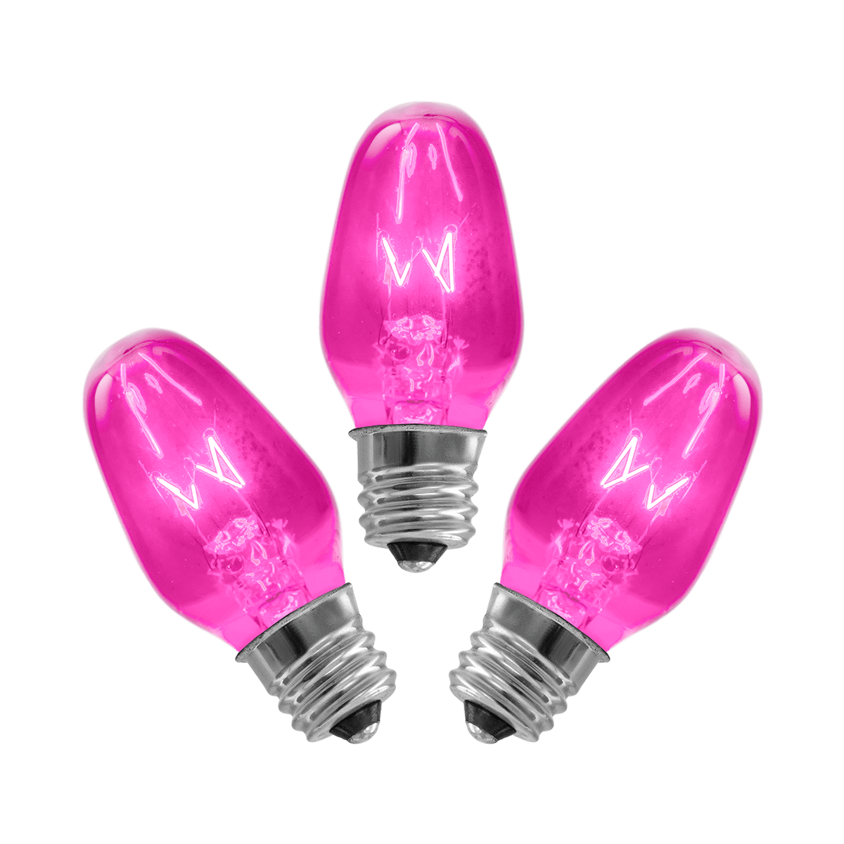 15 Watt Bulbs 3 Pack Pink