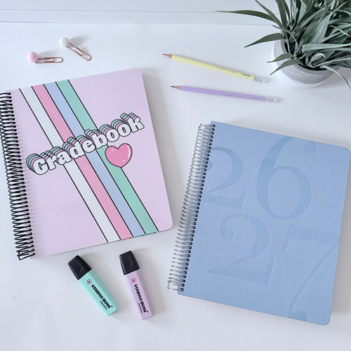 26/27 Teacher Planner and Gradebook Bundle (Vegan Leather) | Two ...
