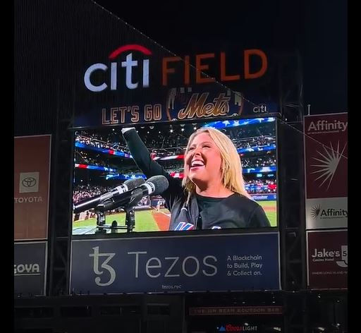 Former Cast Member, Chloe Lowery, Sings National Anthem