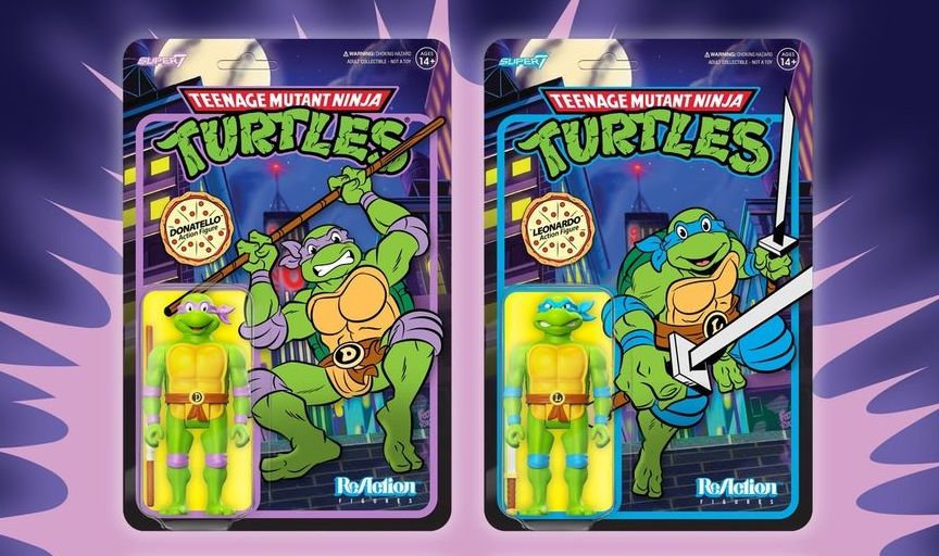 Super7 Announces New 1987 TMNT Reaction Figures Line