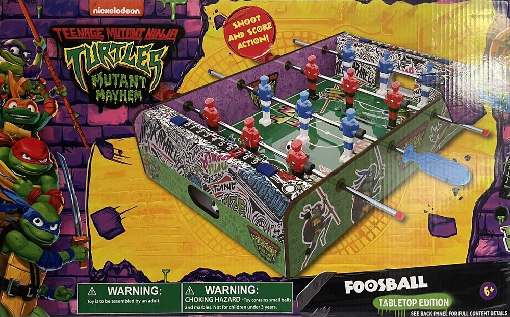 New Teenage Mutant Ninja Turtles - Mutant Mayhem Foosball Tabletop