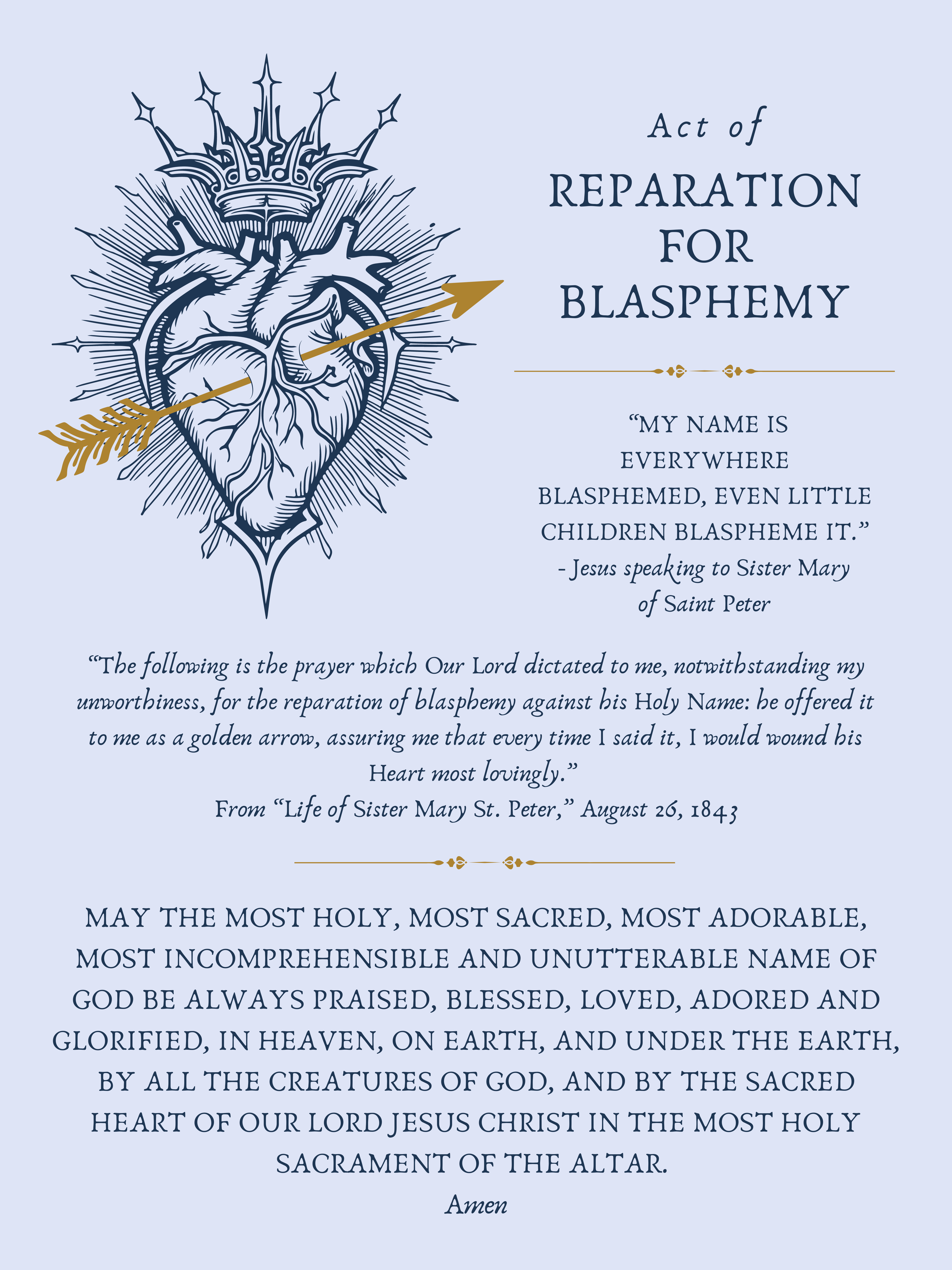 Act of Reparation for Blasphemy