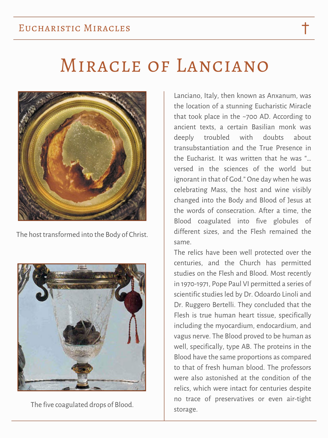 The Miracle of Lanciano