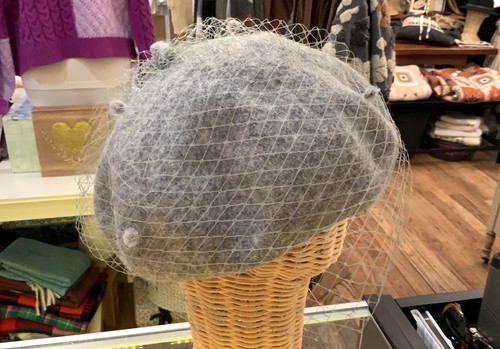 Beret with netting | Hats Galore and More