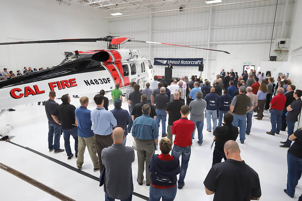 Cal Fire Adds a New Firehawk Helicopter to Its Firefighting Fleet