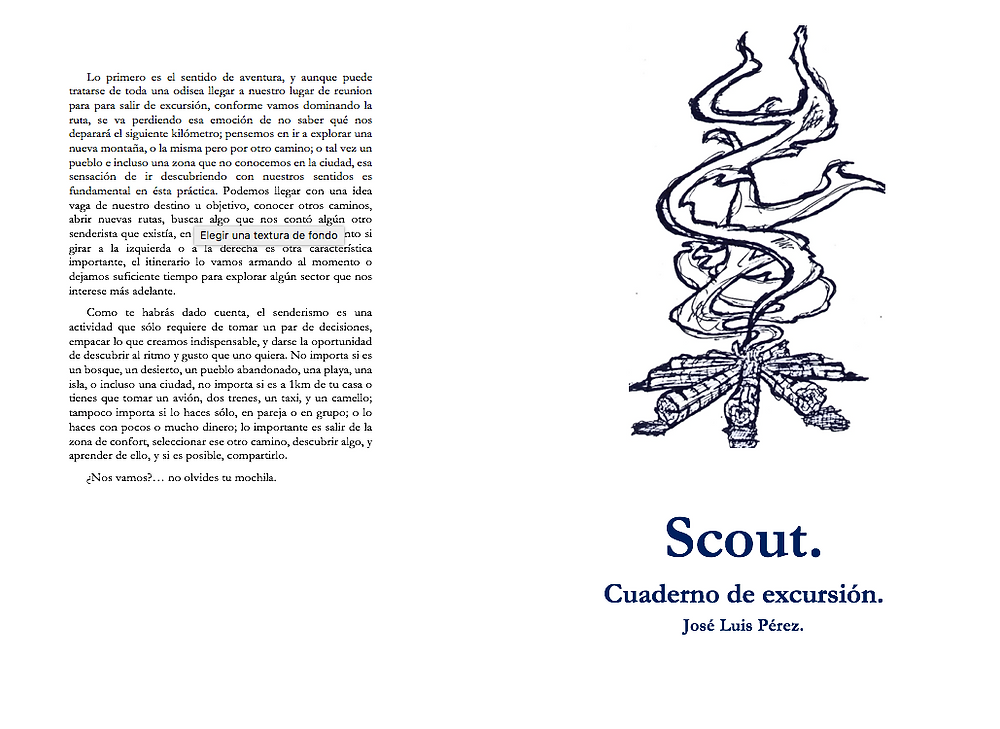 Scout. Cuaderno de excursión.