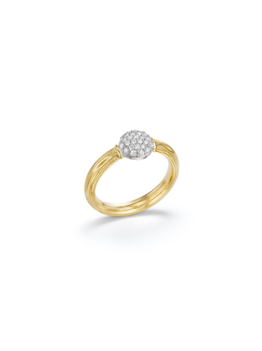Solstice 18ct Yellow Gold Diamond Ring | House of Benney