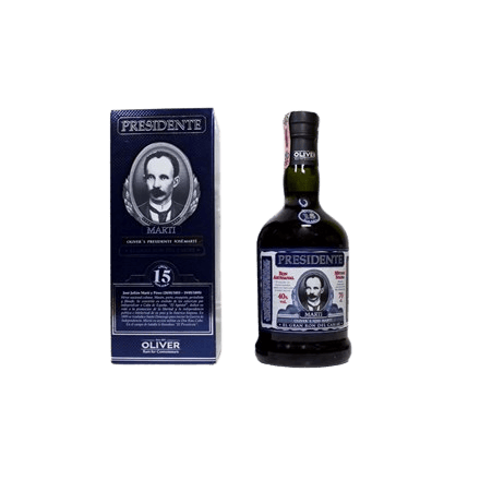 "Presidente Marti 15-Year-Old Rum 40% 1x700ml: A Presidential Decade of ...